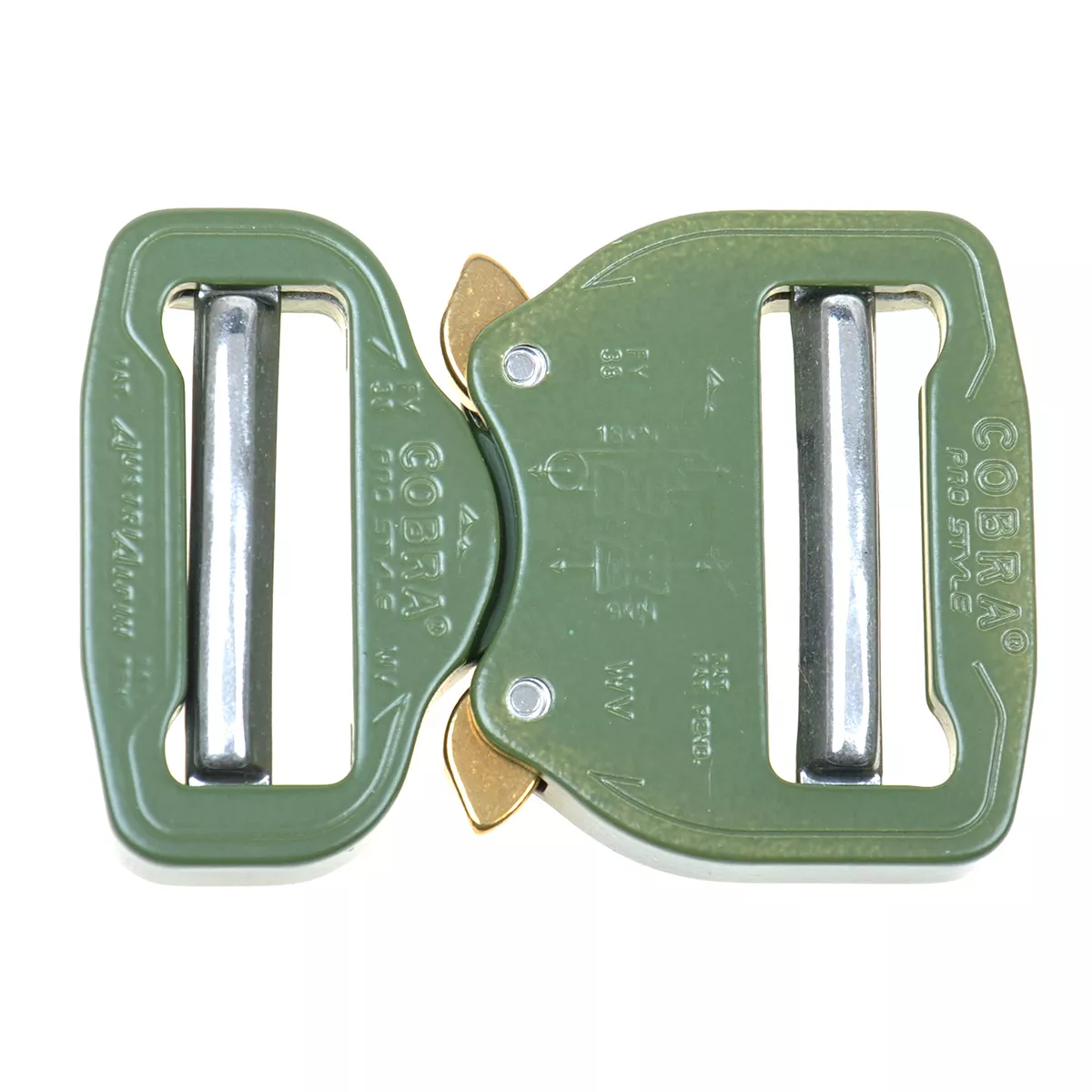 AustriAlpin - Klamra Cobra Pro Style 9kN 38mm OLIVE GREEN dwustronnie ...