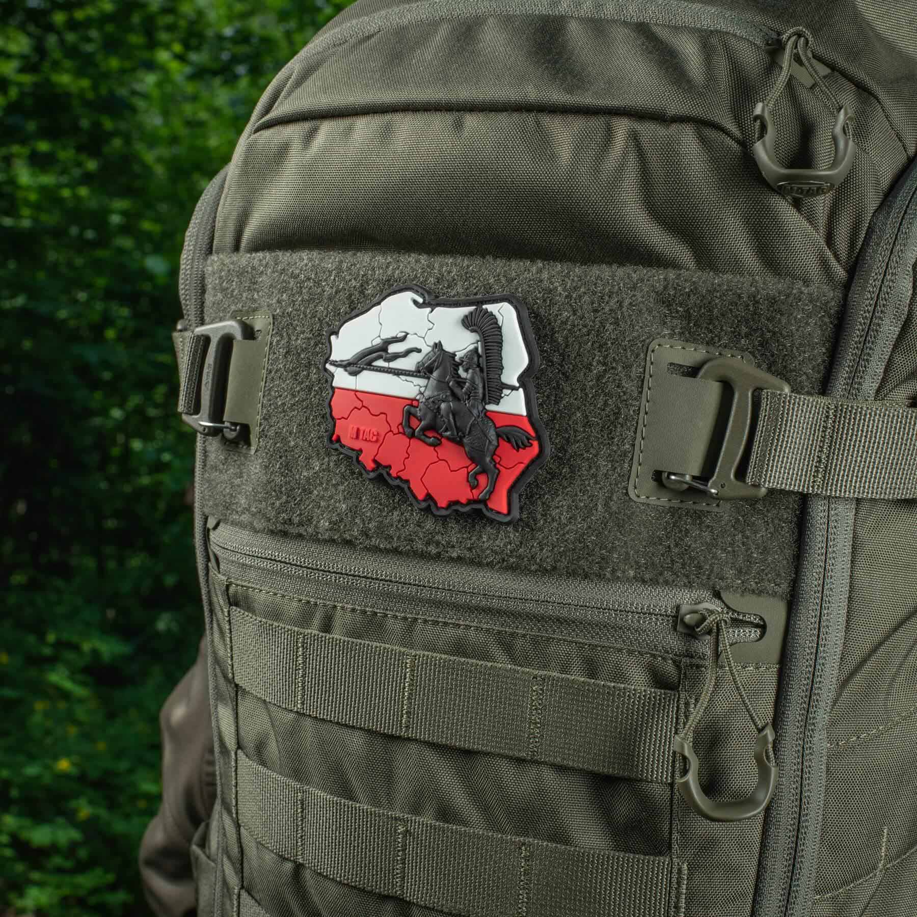 M-Tac naszywka Husaria 3D PVC Red/White/Black-M-tac-Naszywki, flagi ...